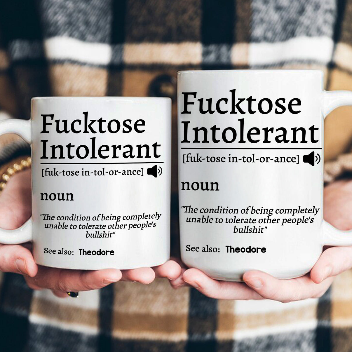F*cktose Intolerant Funny Mug Fun Gift For Coworkers - Personalized Mug ...