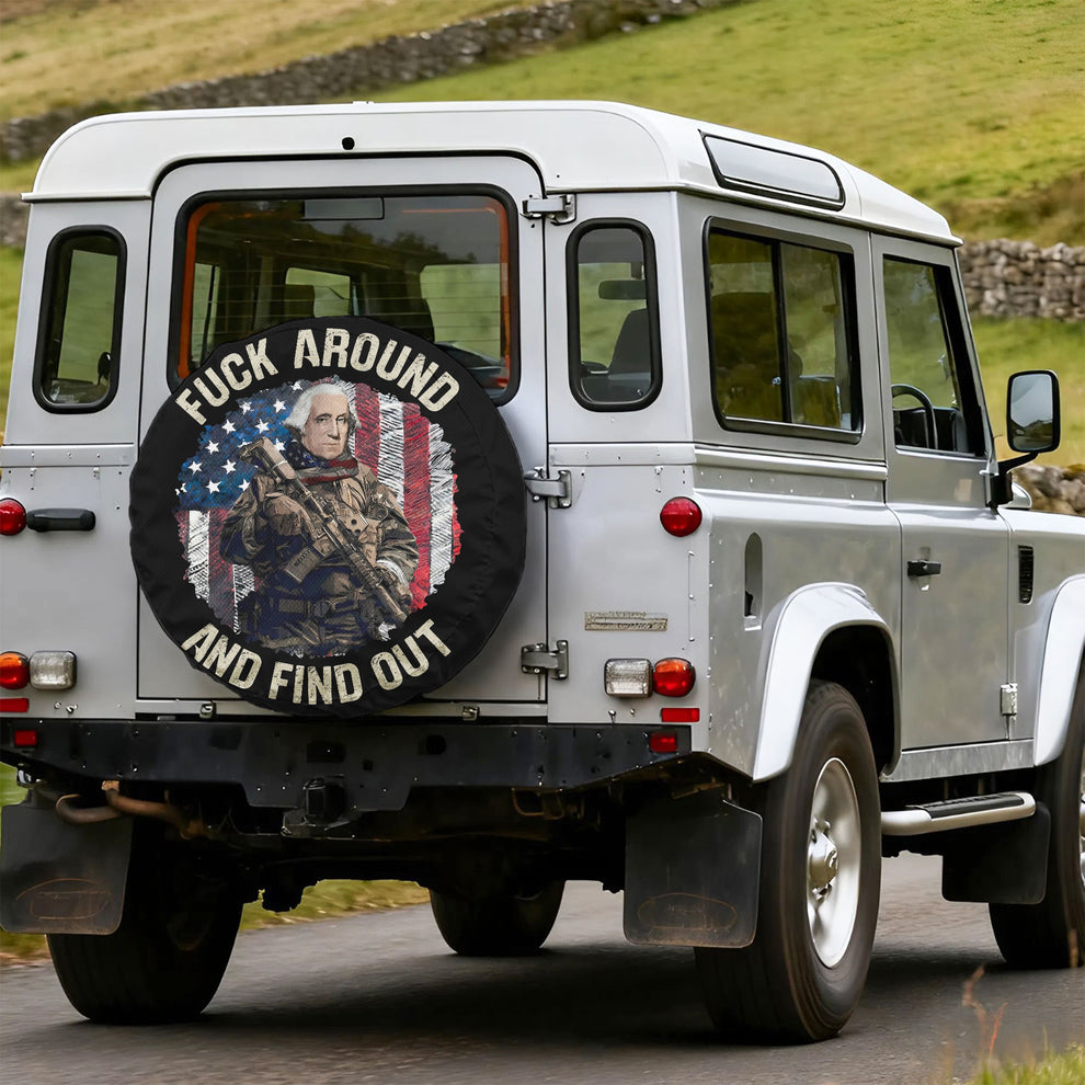 FAFO Around And Find Out - Personalized Tire Cover – Macorner