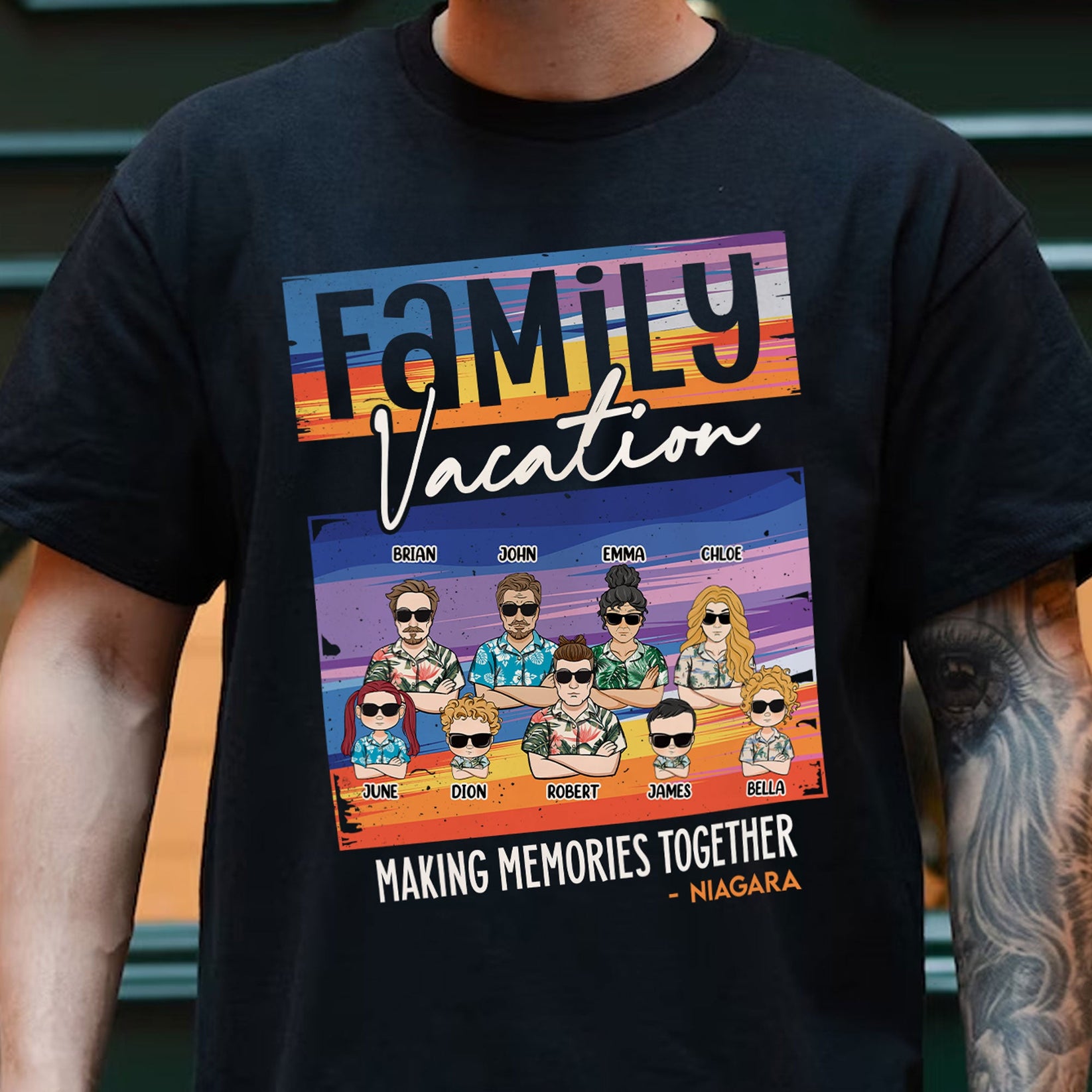 Family Making Memories Together - Personalized Shirt – Macorner