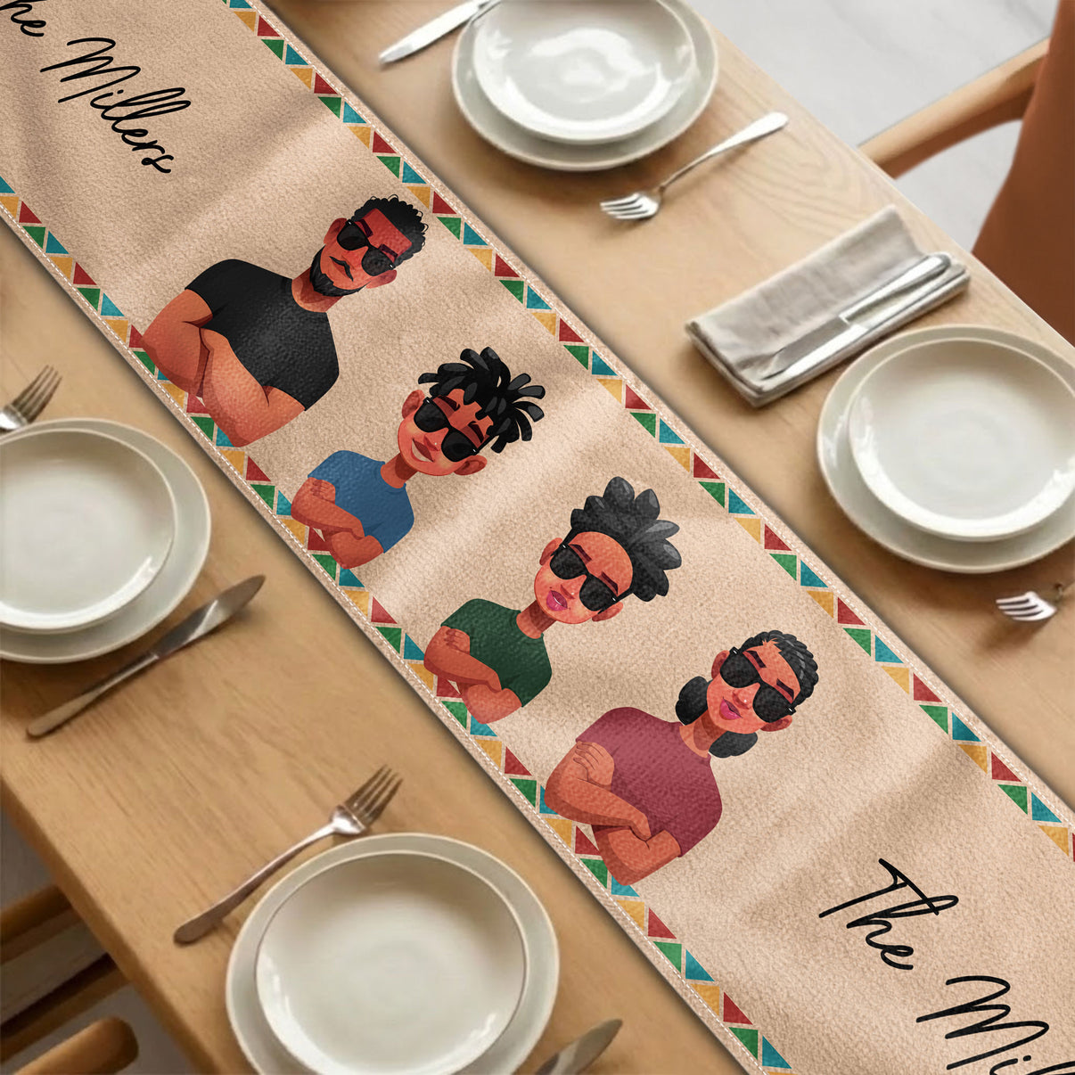 Family Together - Personalized Table Runner – Macorner