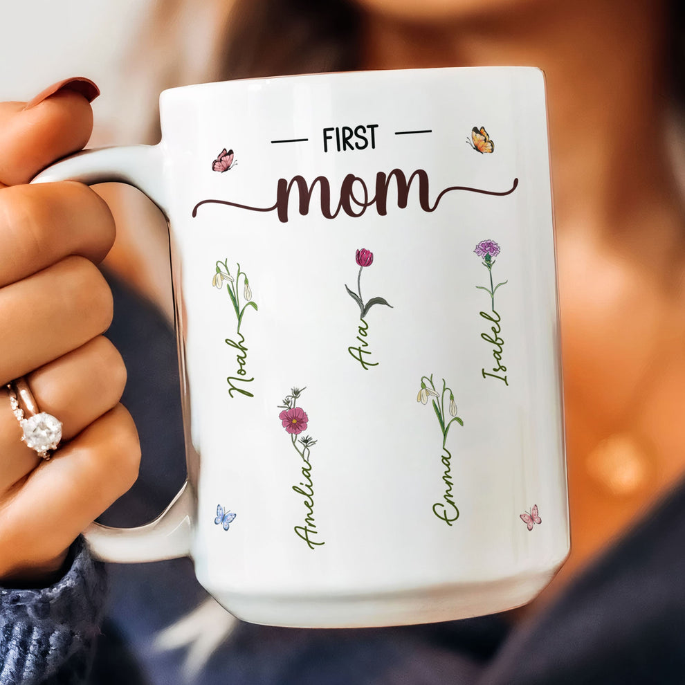 First Mom Now Grandma - Personalized Mug – Macorner