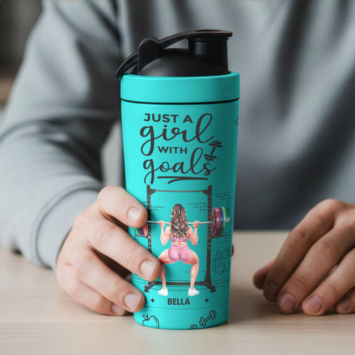 Fitness Workout Gym Motivational Gifts For Team, Her - Personalized ...