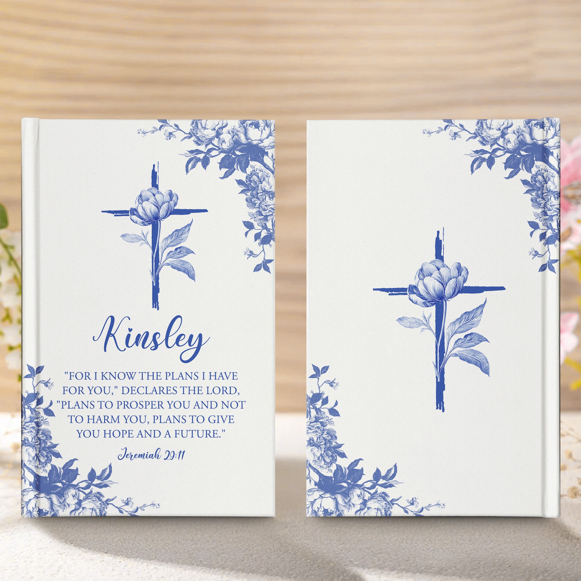 For I Know The Plans I Have For You - Personalized Hardcover Journal ...