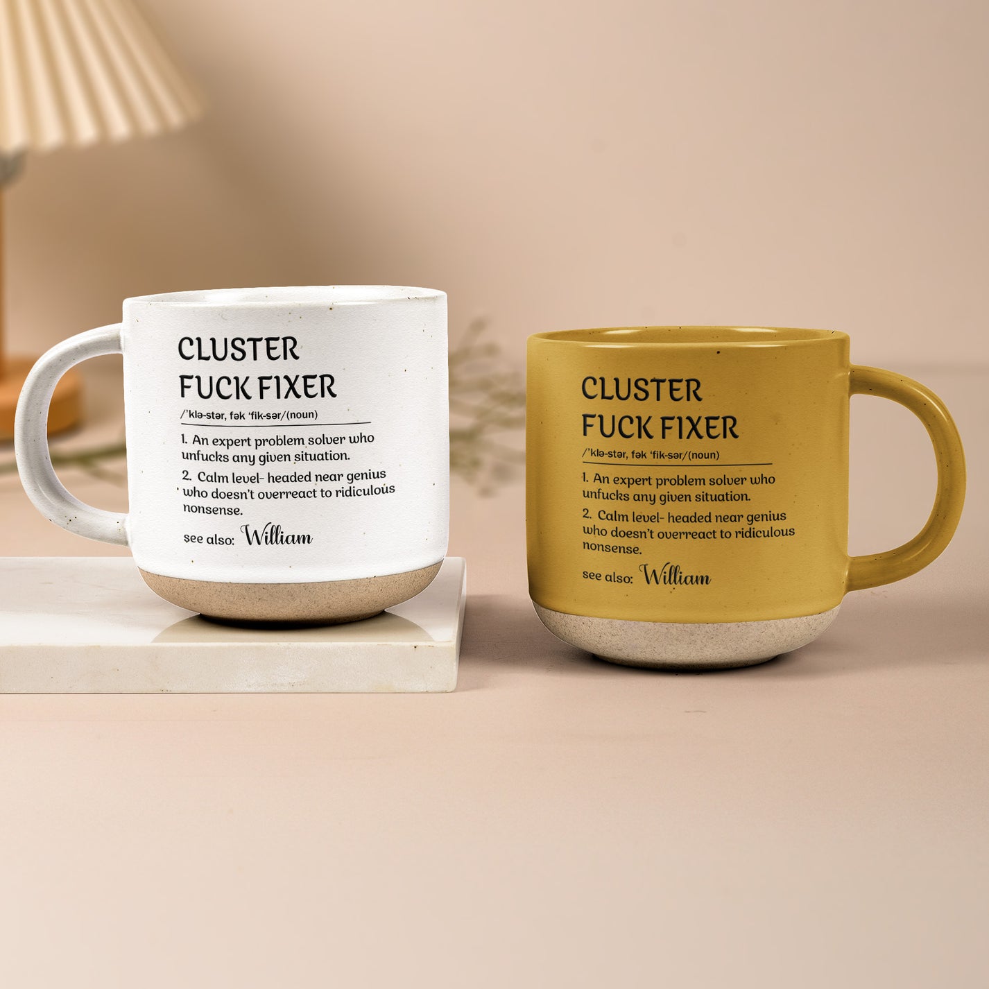 Funny Boss Mug - Cluster F*Ck Fixer- Gifts For Women, Men, Coworker ...