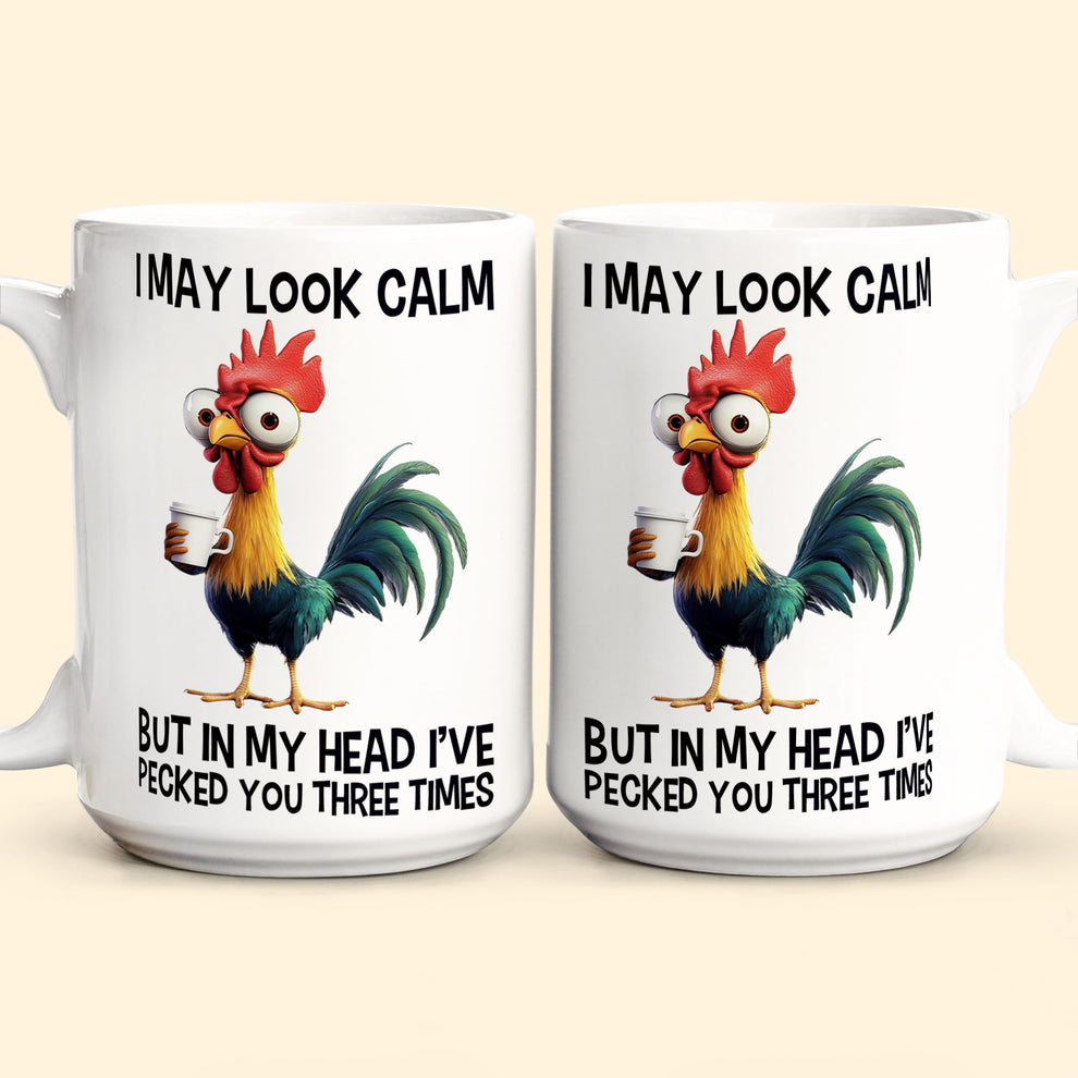 Funny Chicken Mug - I've Pecked You - Fun Gifts For Coworker, Friends ...