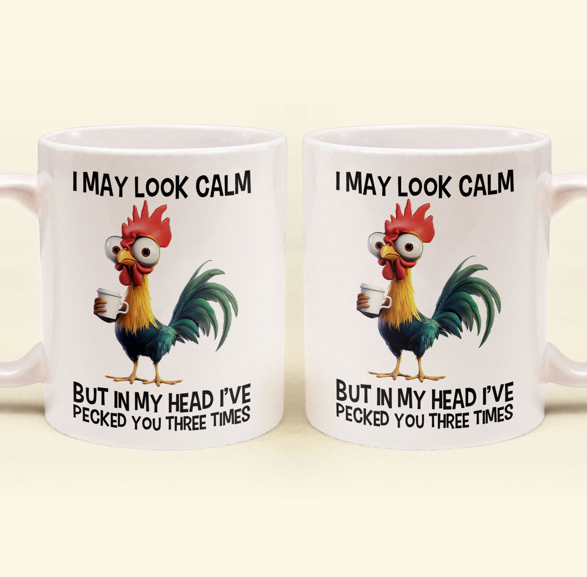 Funny Chicken Mug - I've Pecked You - Fun Gifts For Coworker, Friends ...