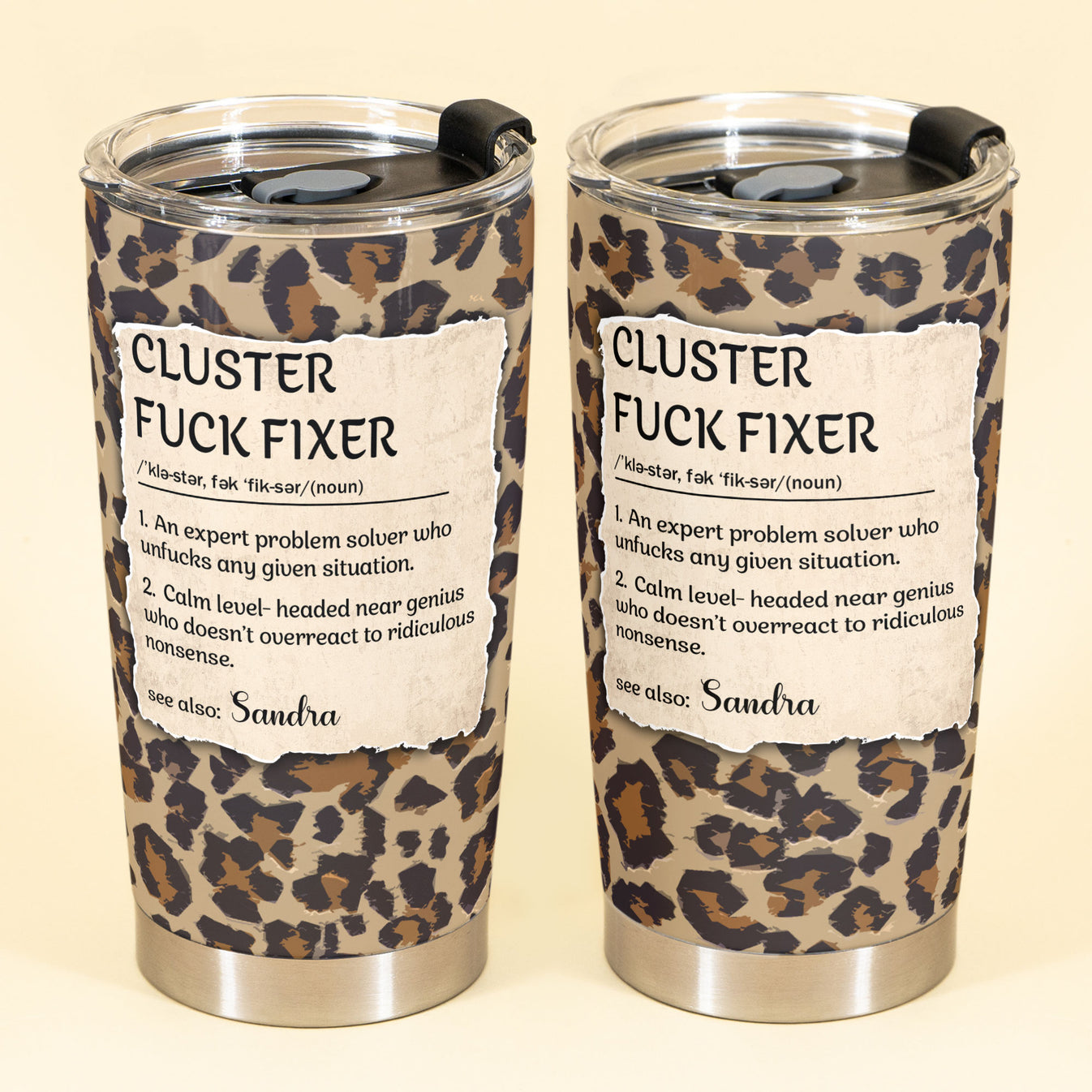 Funny Cup - Cluster F*Ck Fixer - Fun Gifts For Women, Coworker, Friends ...