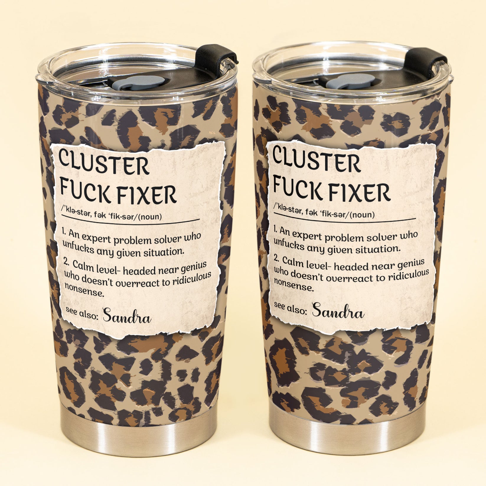 Funny Cup - Cluster F*Ck Fixer - Fun Gifts For Women, Coworker, Friend ...