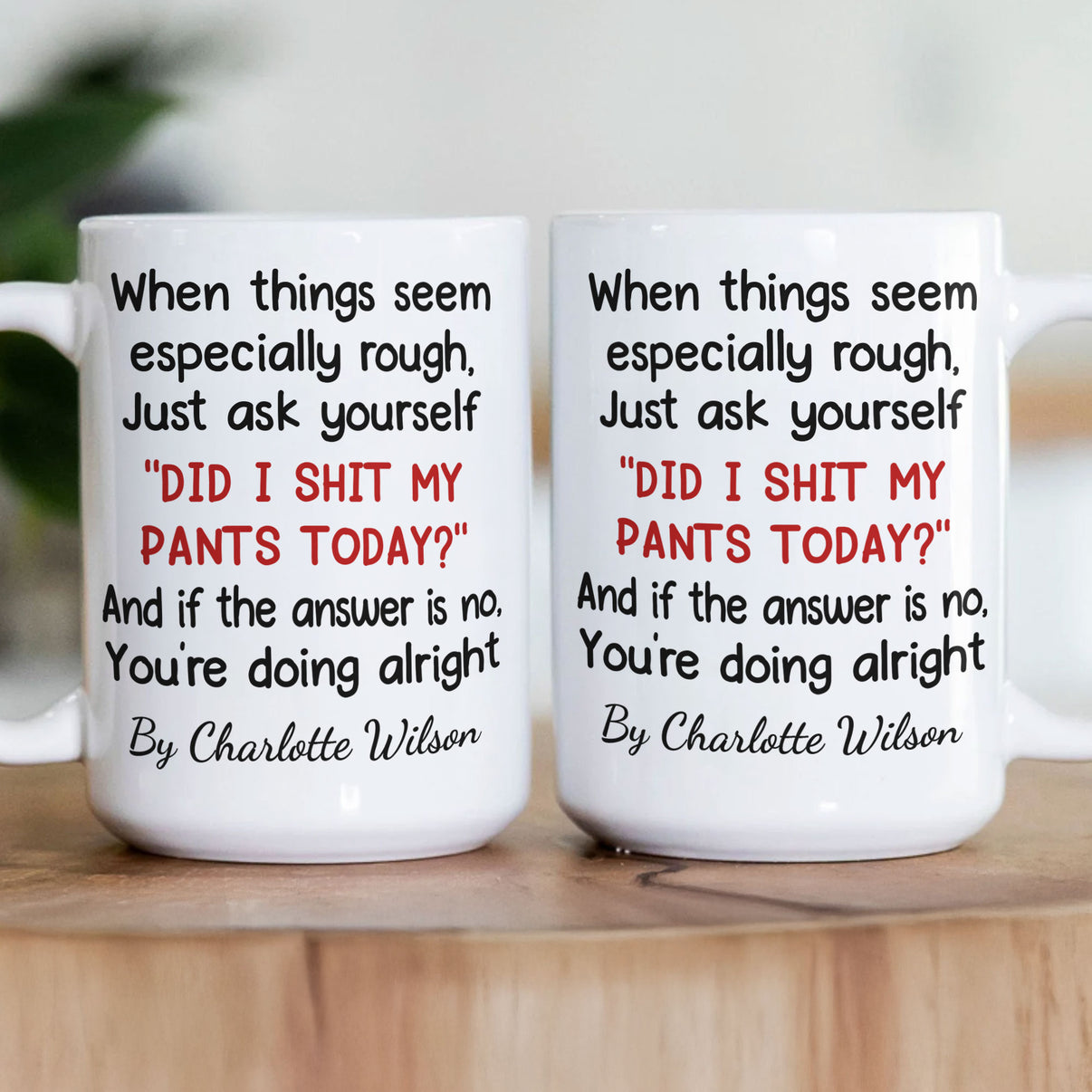 Funny Mug - Did I Sh** My Pants Today? - Exchange Gift, Self Gift, Gag ...