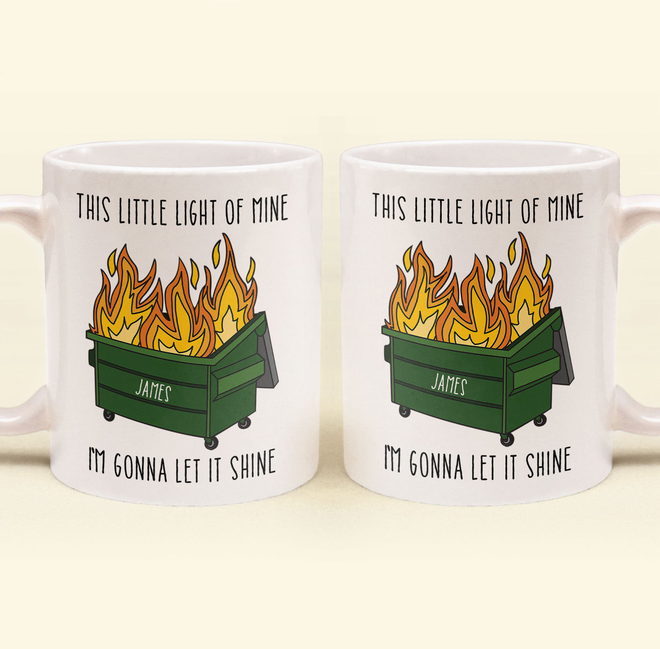 Funny Mug - Dumpster Fire - Fun Gifts For Coworkers, Boss, Friends ...
