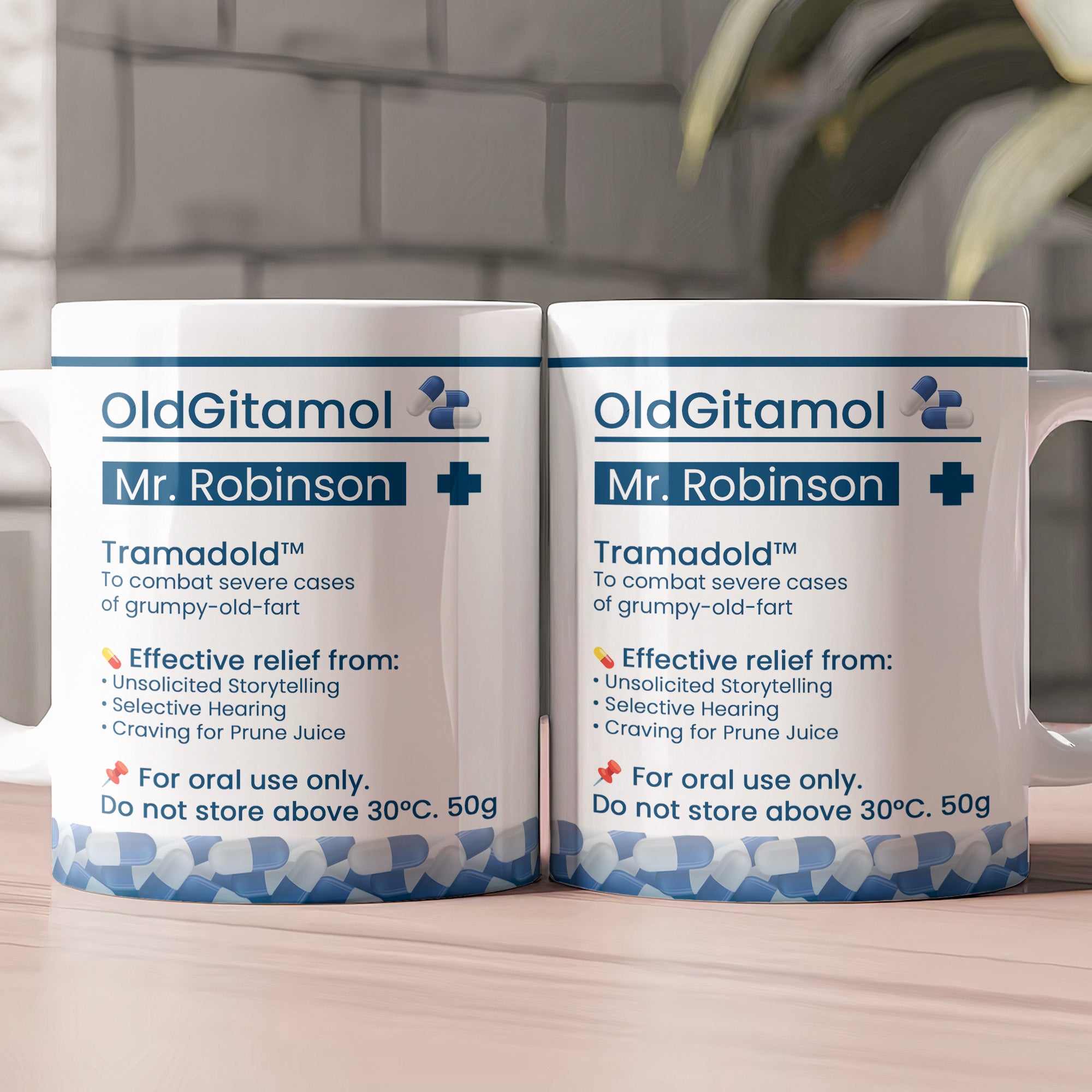 Funny Mug - Retirement Pill Prescription - Gifts For Coworkers, Friends ...