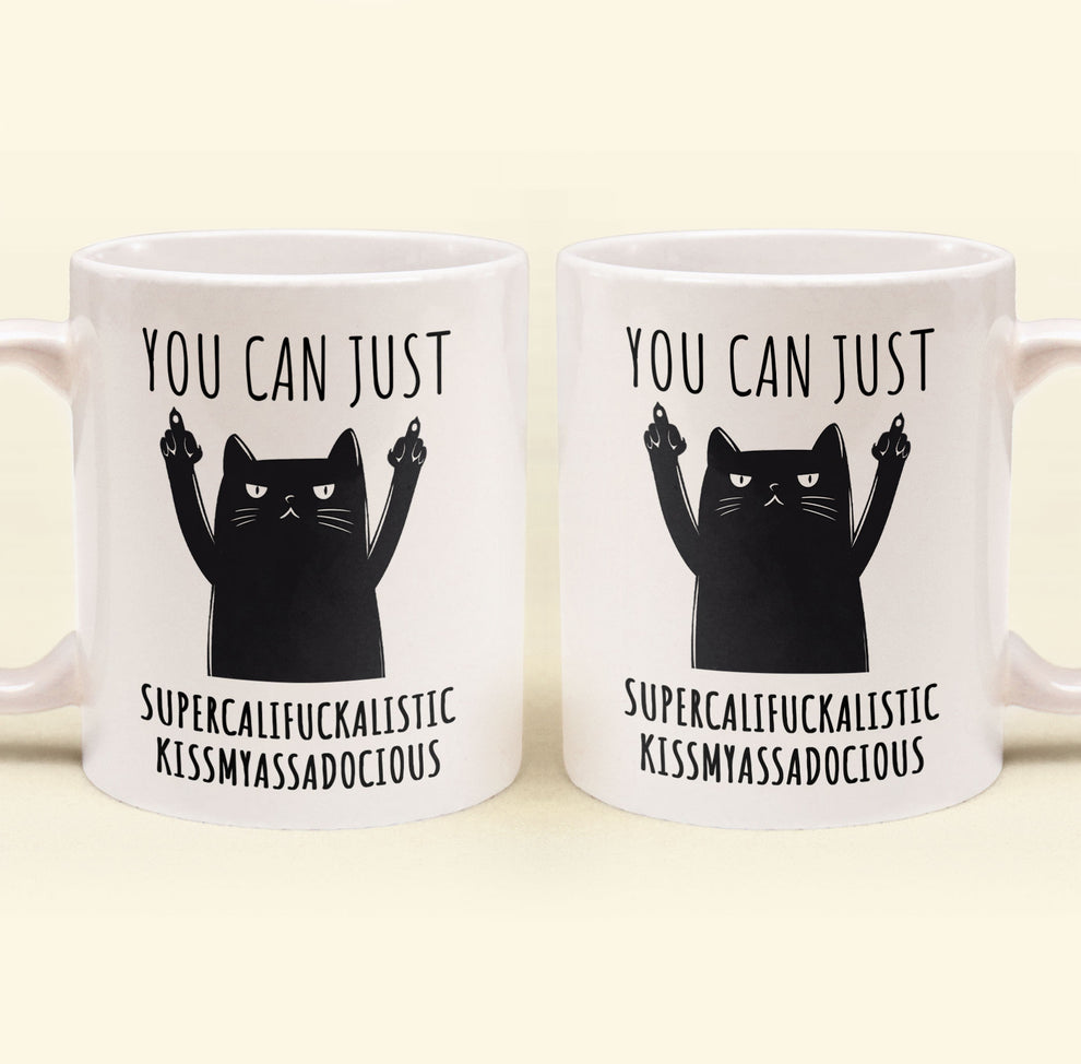 Funny Mug - Supercalifuckalistic Kissmyassadocious - Fun Gifts For Cow ...