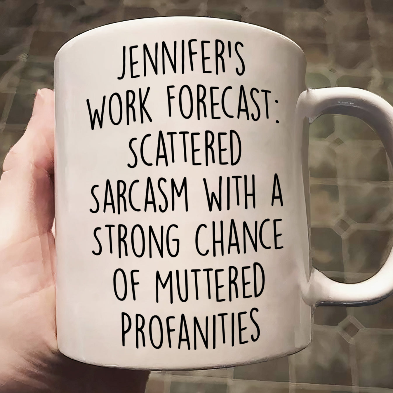 Funny Mug - Work Forecast - Fun Gifts For Coworker, Friends, Boss ...