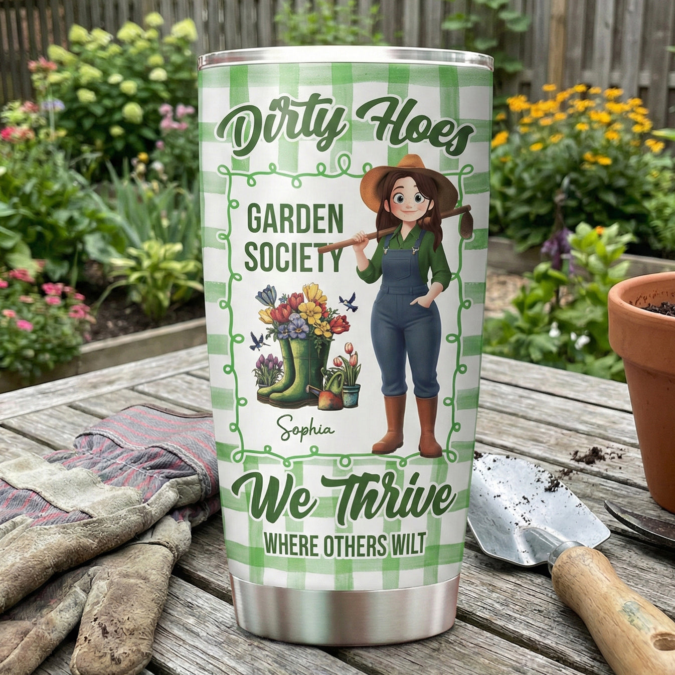 Garden Hoes Social Club Hydrated & Hella Inappropriate - Personalized ...