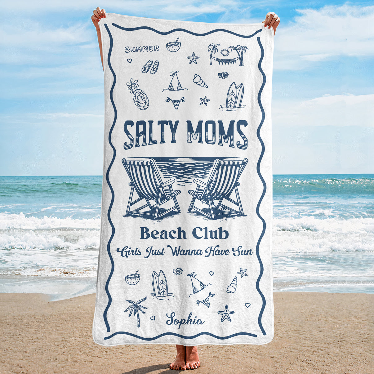 Girls Just Wanna Have Sun - Personalized Quick-Dry Beach Towel – Macorner