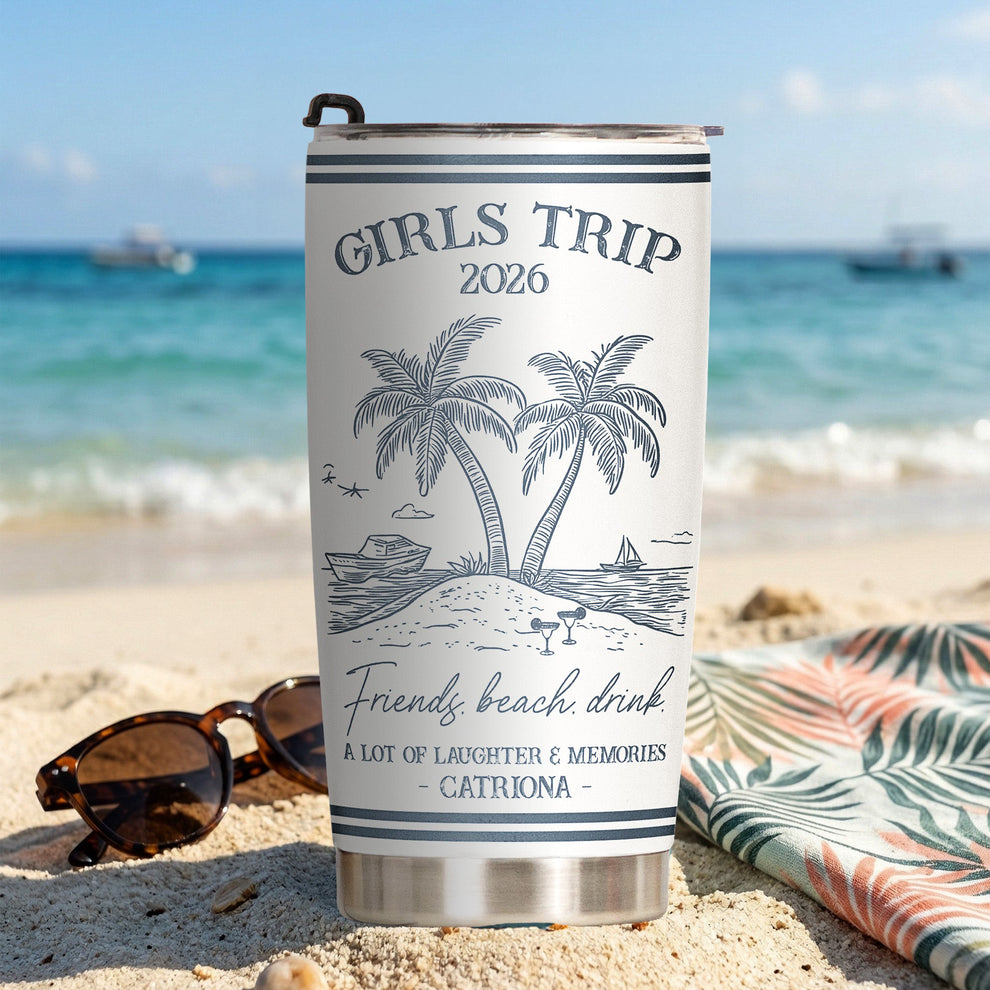 Girls Trip Summer Time - Personalized Tumbler – Macorner