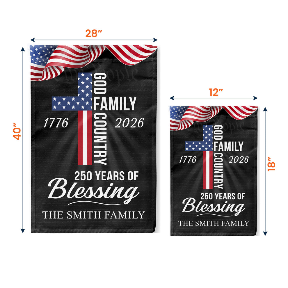 God Family God Country - Personalized Flag – Macorner