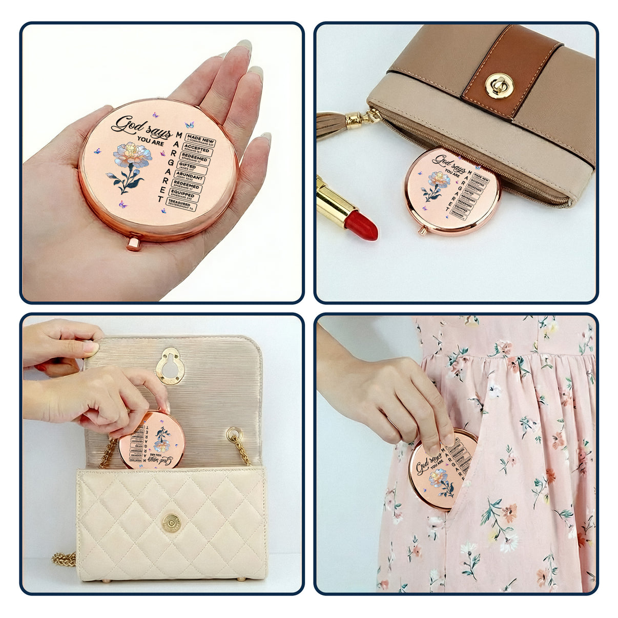 God Says You Are - Christian Gifts For Her, Custom Name With Bible ...