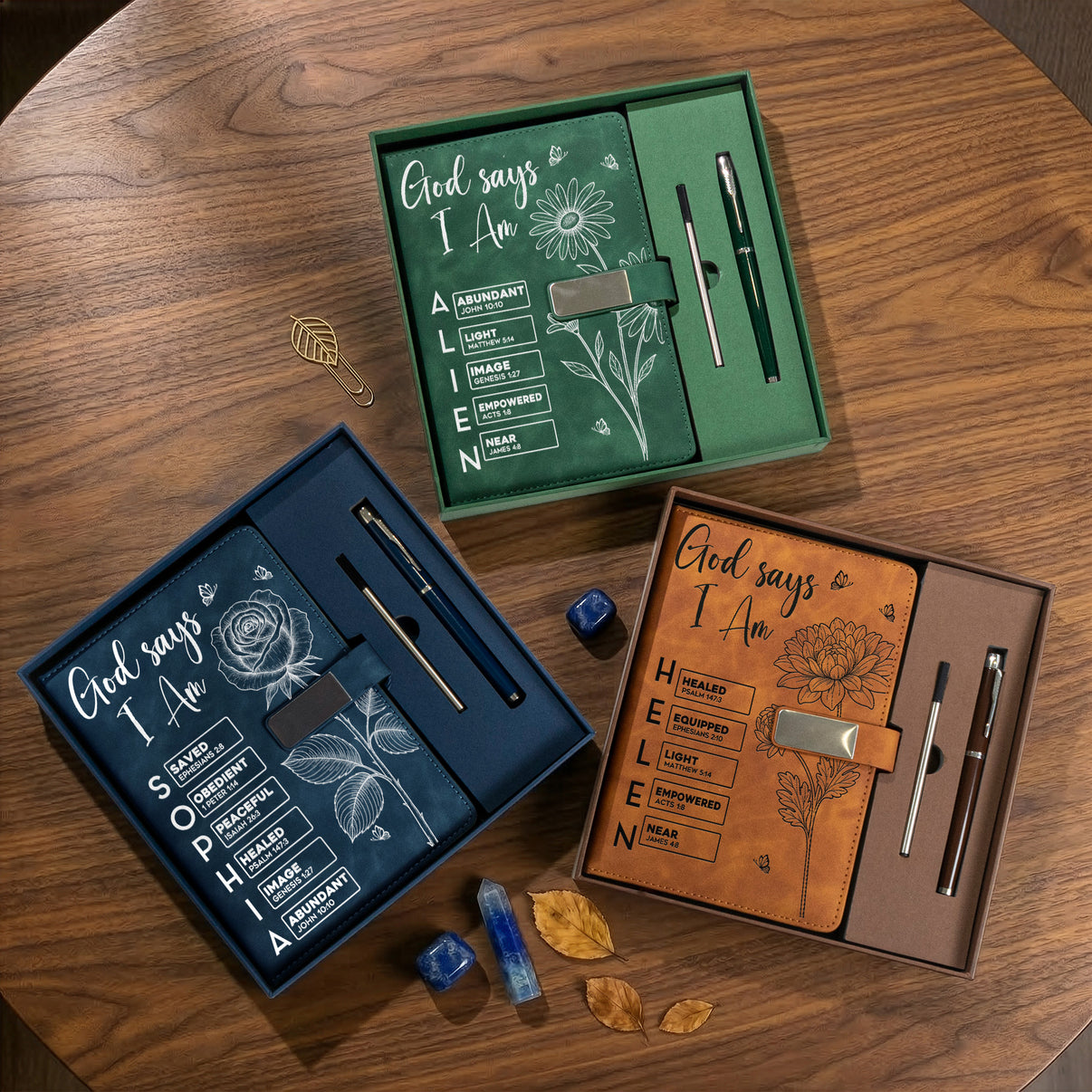 God Says You Are Custom Birth Flower & Name In Bible Verses ...