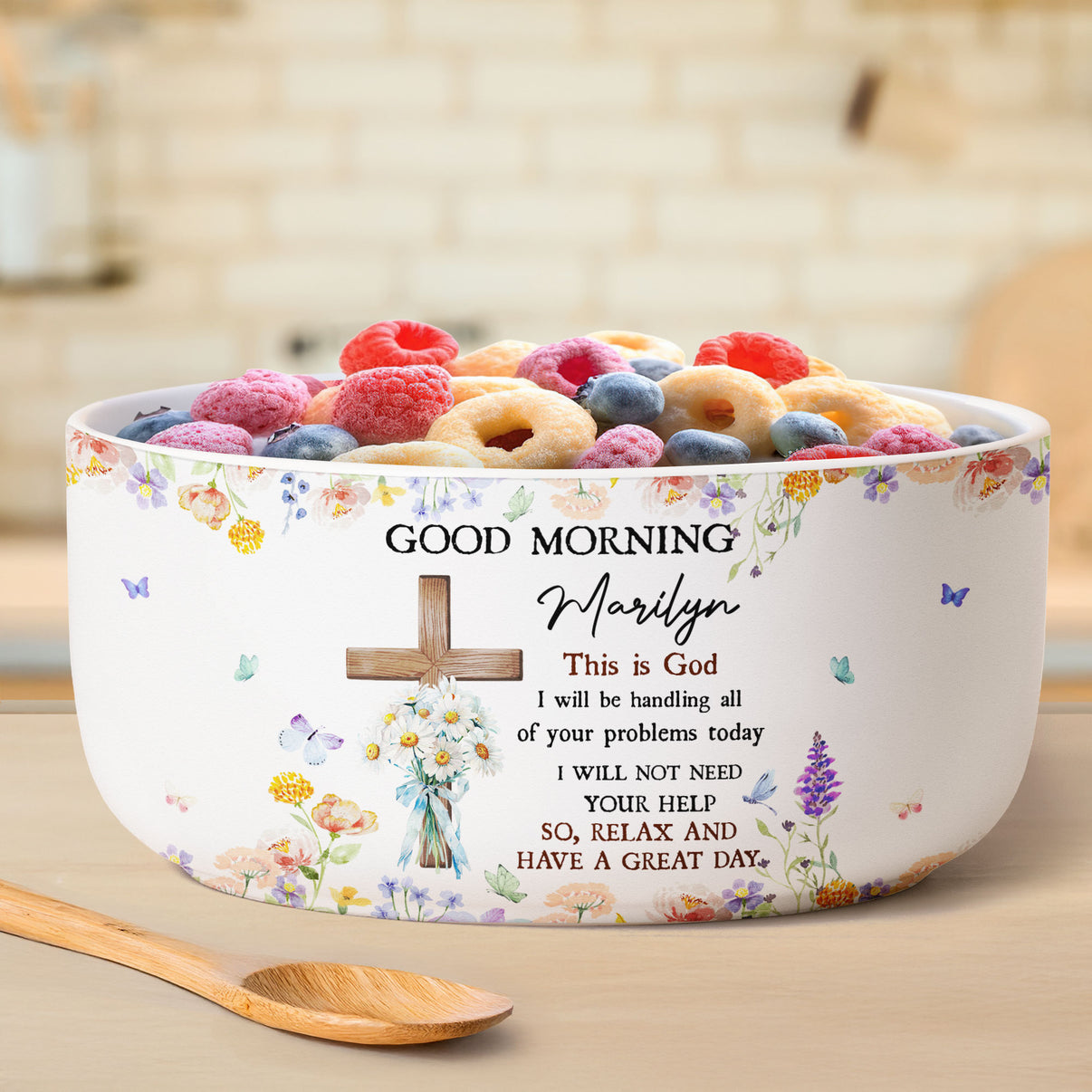 Good Morning This Is God - Personalized Ceramic Bowl – Macorner
