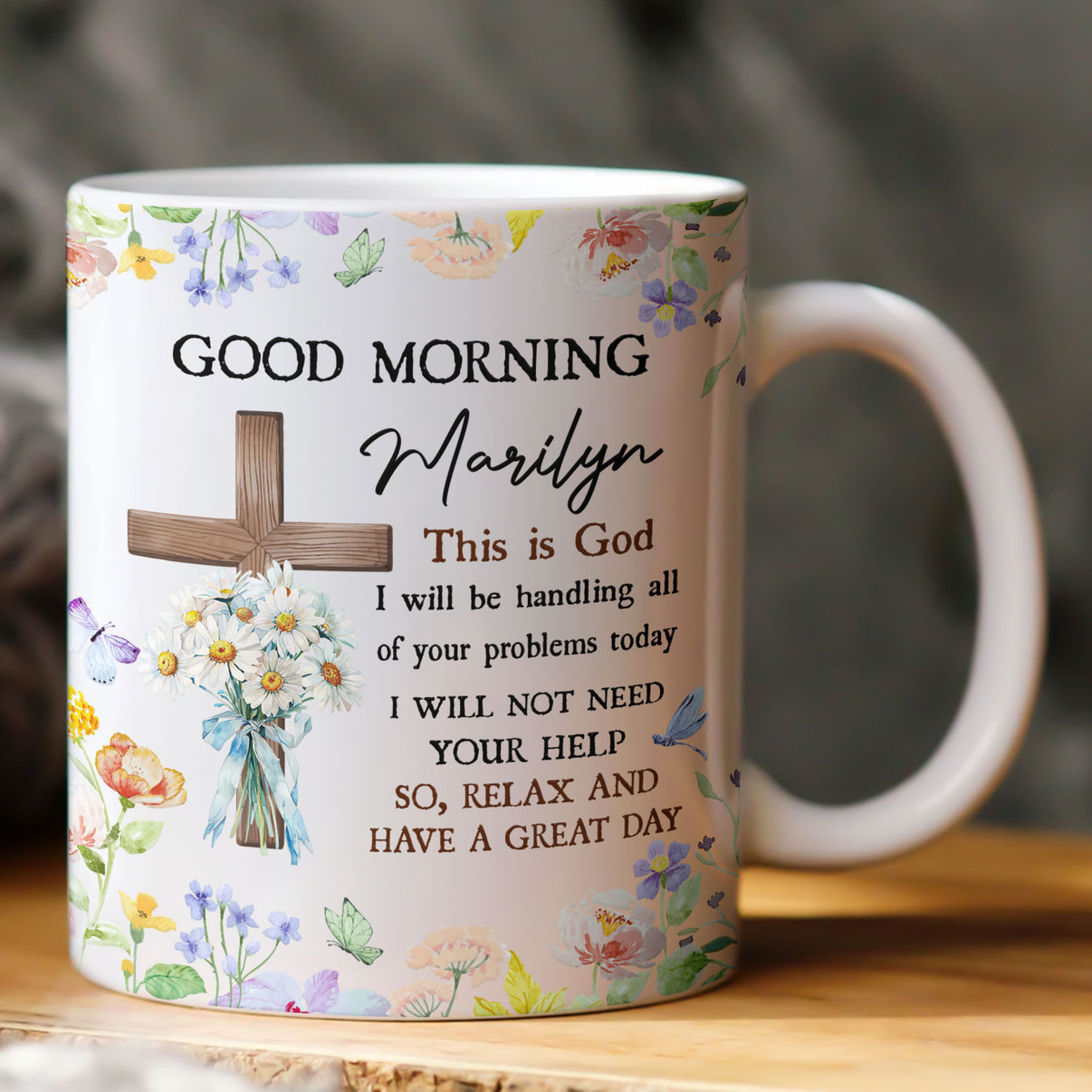 Good Morning This Is God - Personalized Mug – Macorner