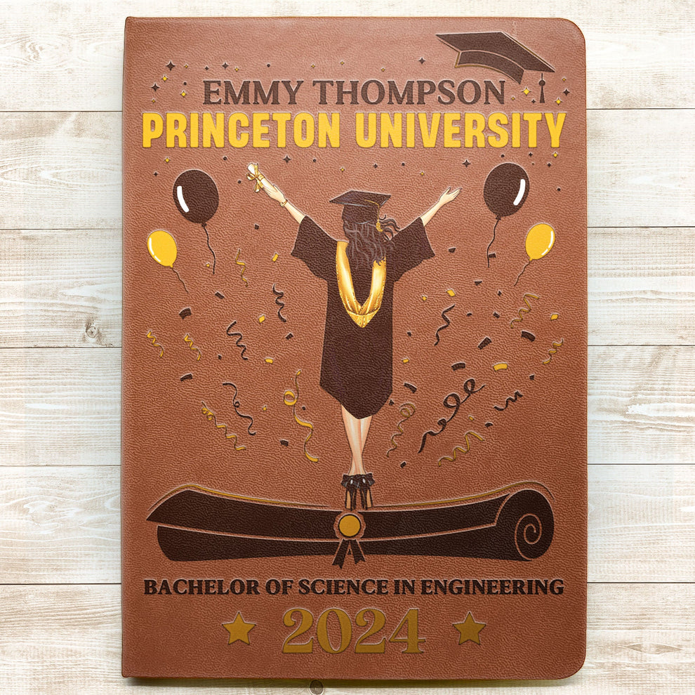 Graduation Ceremony - Personalized Leather Journal – Macorner