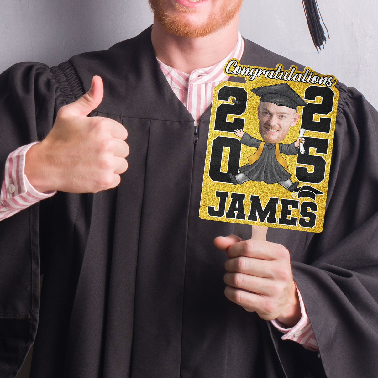 Graduation Fan We're So Proud Of You - Custom Graduation Fan With Pict ...