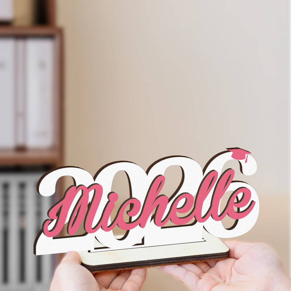 Graduation Gift For Her Grad - Personalized Wooden Plaque – Macorner
