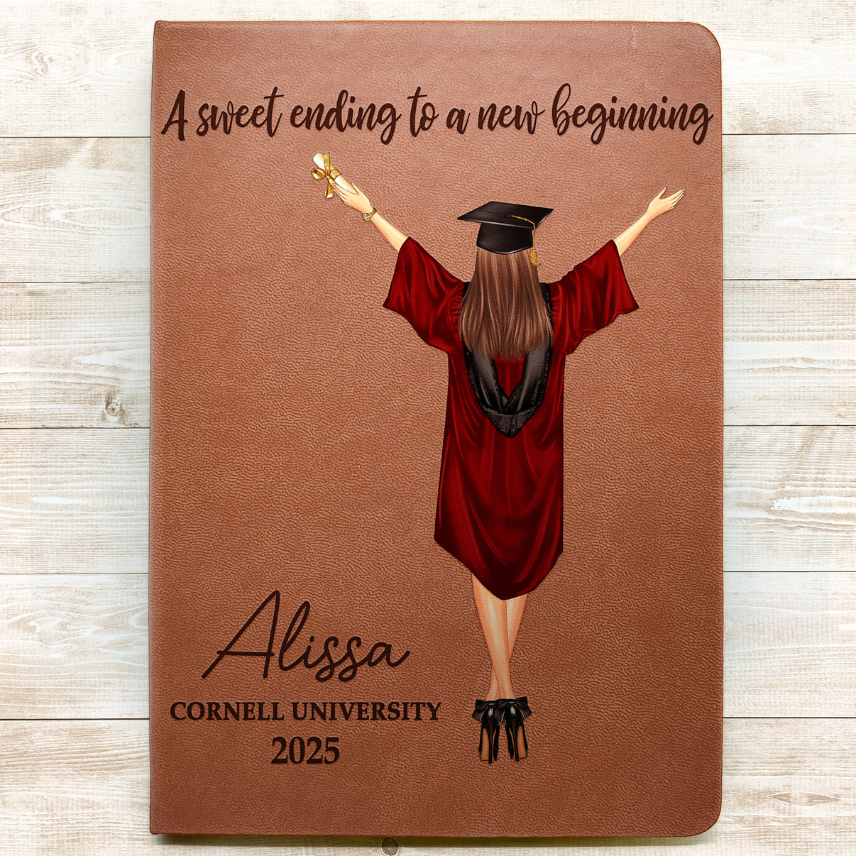 Graduation Journal A Sweet Ending To A New Beginning - Personalized ...
