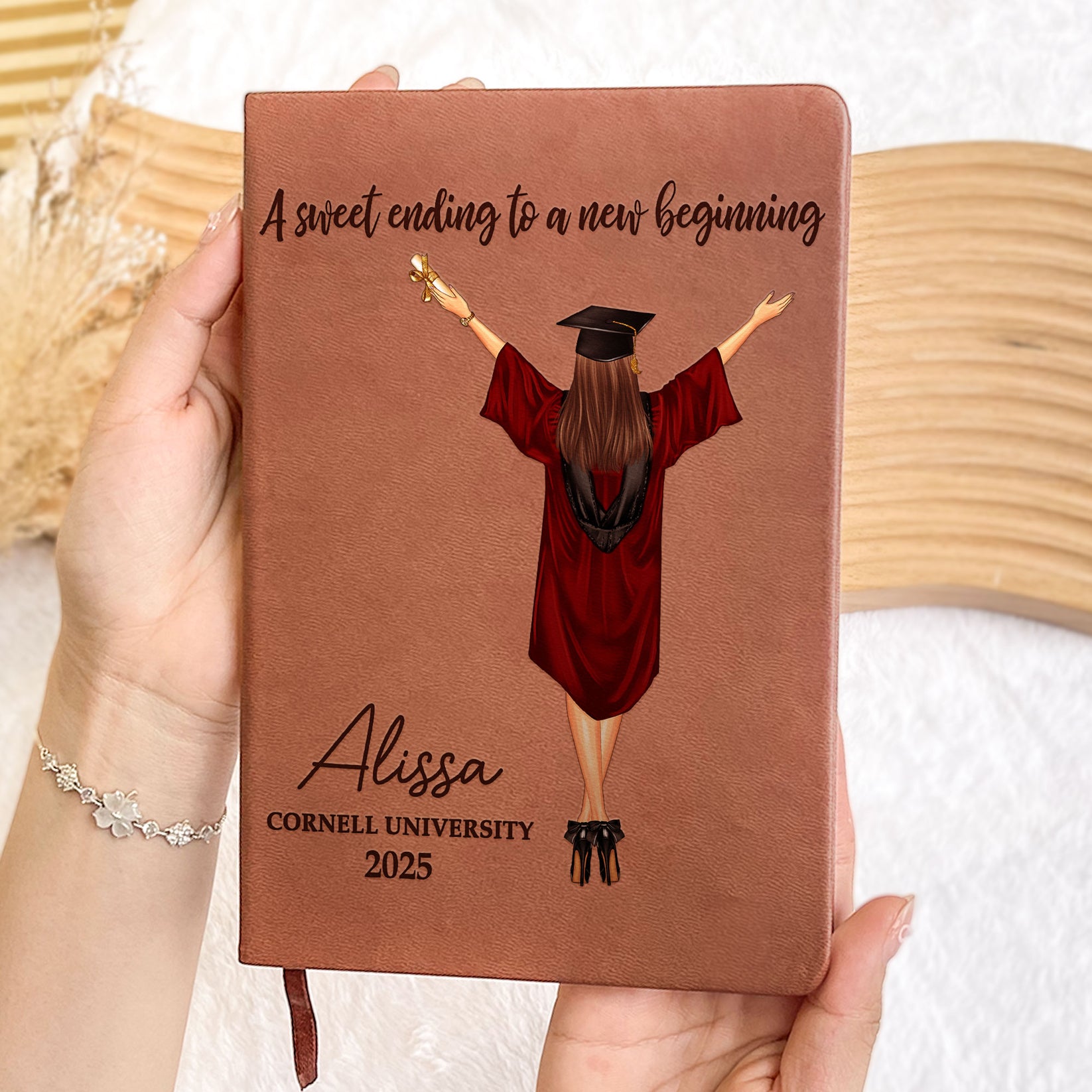 Graduation Journal A Sweet Ending To A New Beginning - Personalized ...