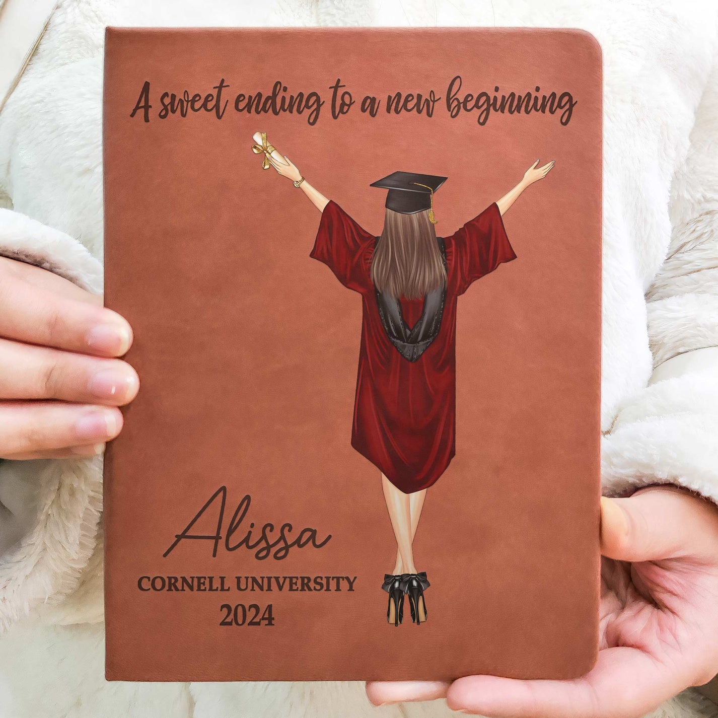 Graduation Journal A Sweet Ending To A New Beginning - Personalized ...