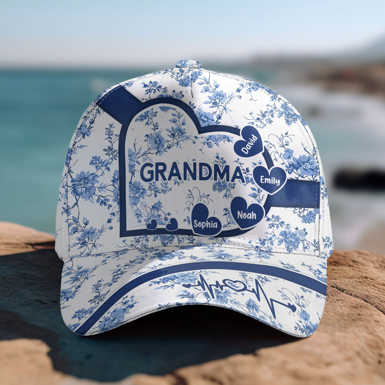 Mother's Day Gifts, Grandma Floral Version - Personalized Classic Cap ...