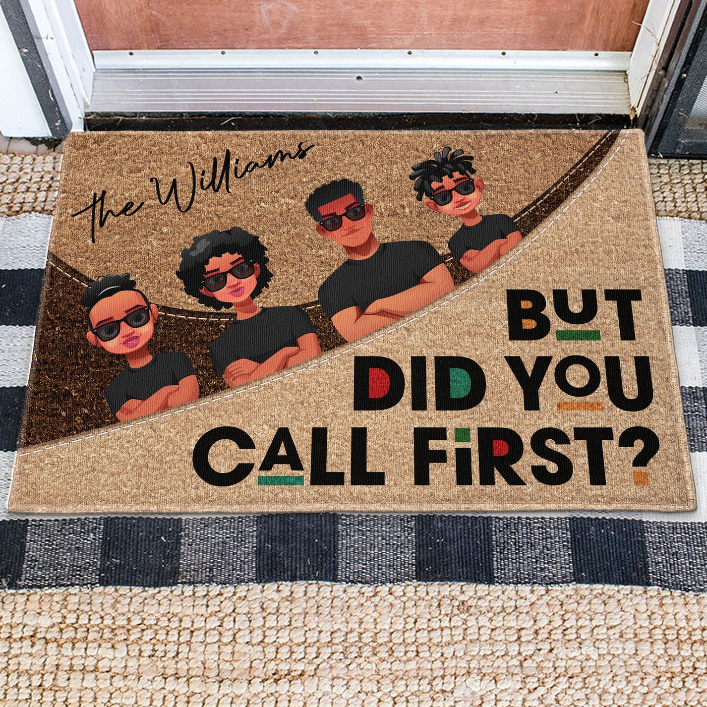 Home Decor But Did You Call First - Personalized Doormat – Macorner
