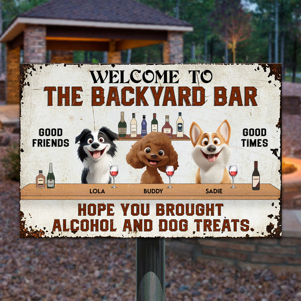 Hope You Brought Alcohol And Dog Treats - New Cartoon Pet ...
