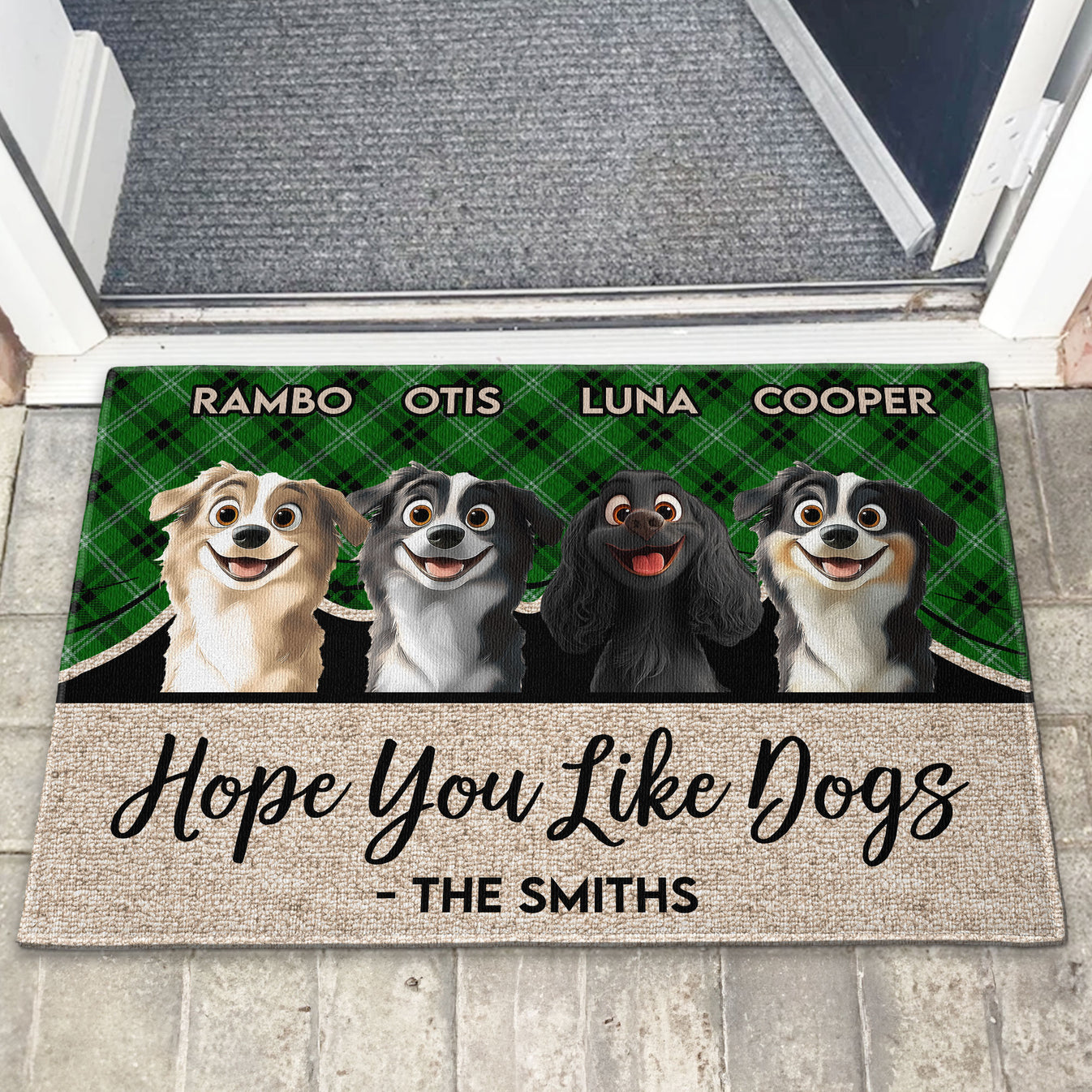 Hope You Like Dogs - Personalized Doormat – Macorner