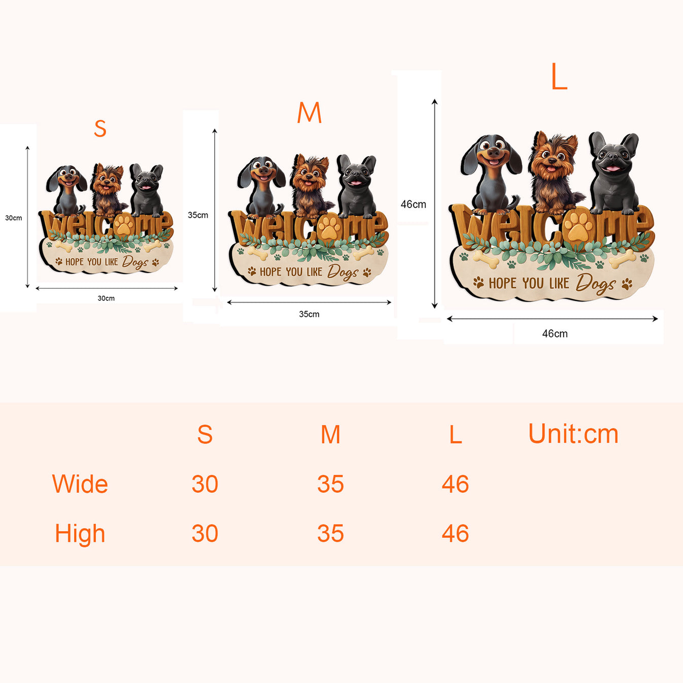 Hope You Like Dogs - Personalized Wood Sign – Macorner