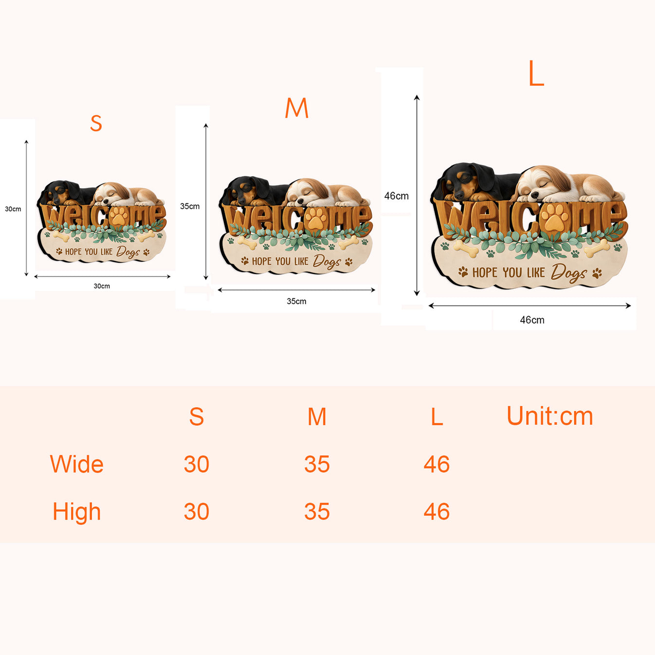 Hope You Like Dogs - Personalized Wood Sign – Macorner