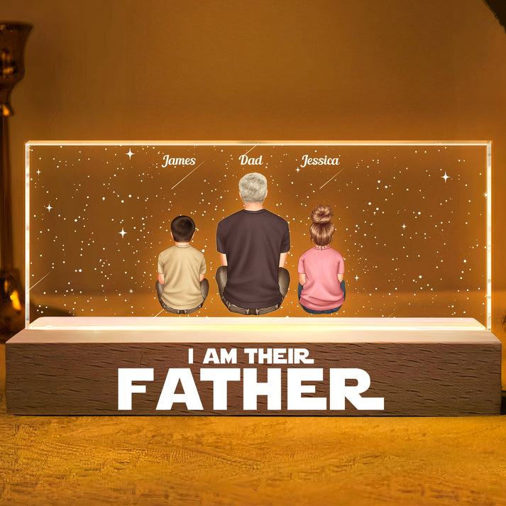 I Am Their Father - Personalized LED Night Light – Macorner