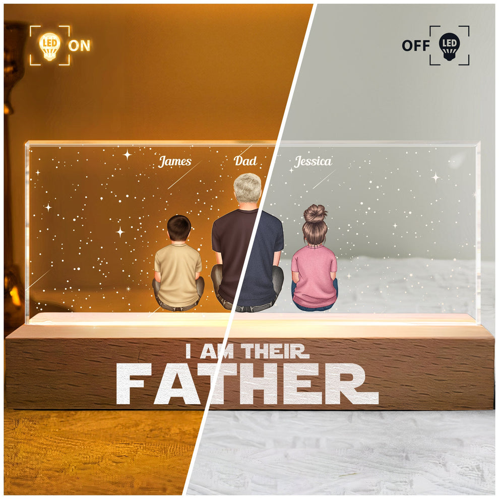 I Am Their Father - Personalized LED Night Light – Macorner