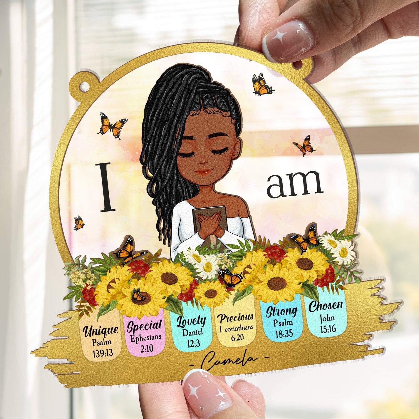I Am Unique Special, Lovely... - Personalized Window Hanging Suncatcher ...
