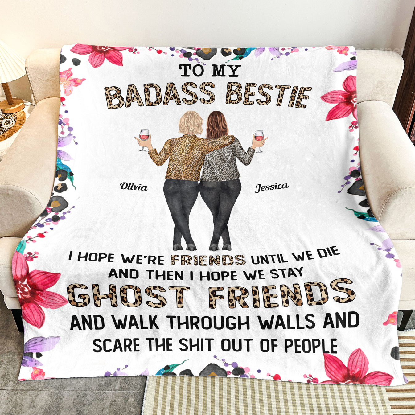 I Hope We're Friends Until We Die - Personalized Blanket – Macorner
