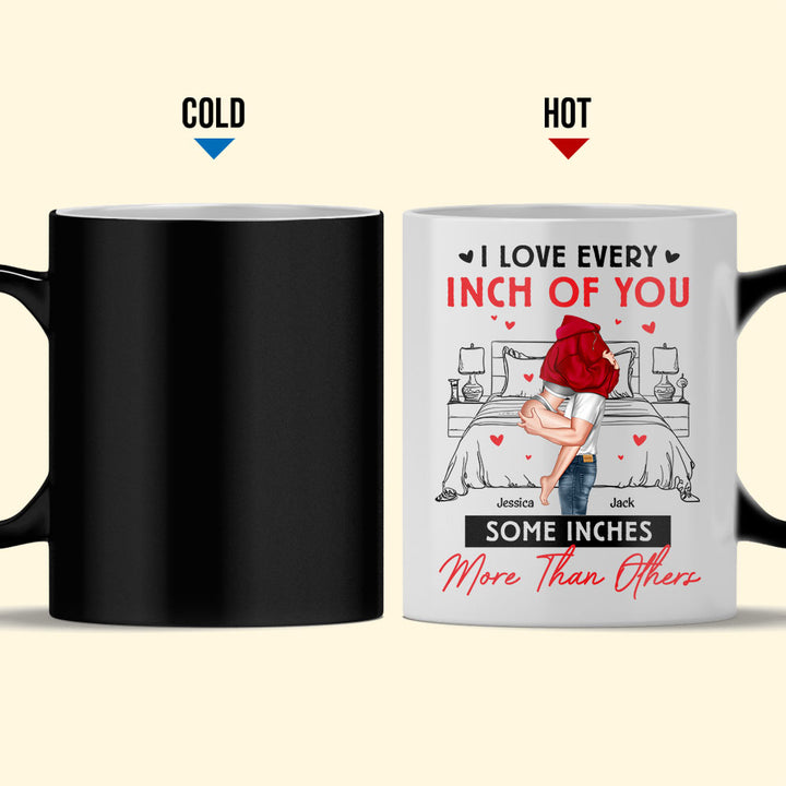 I Love Every Inch Of You - Personalized Color Changing Mug – Macorner