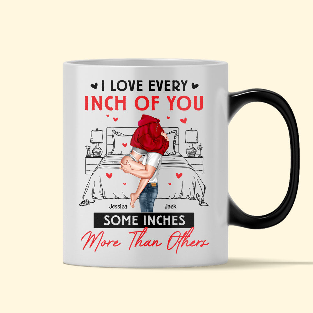 I Love Every Inch Of You - Personalized Color Changing Mug – Macorner