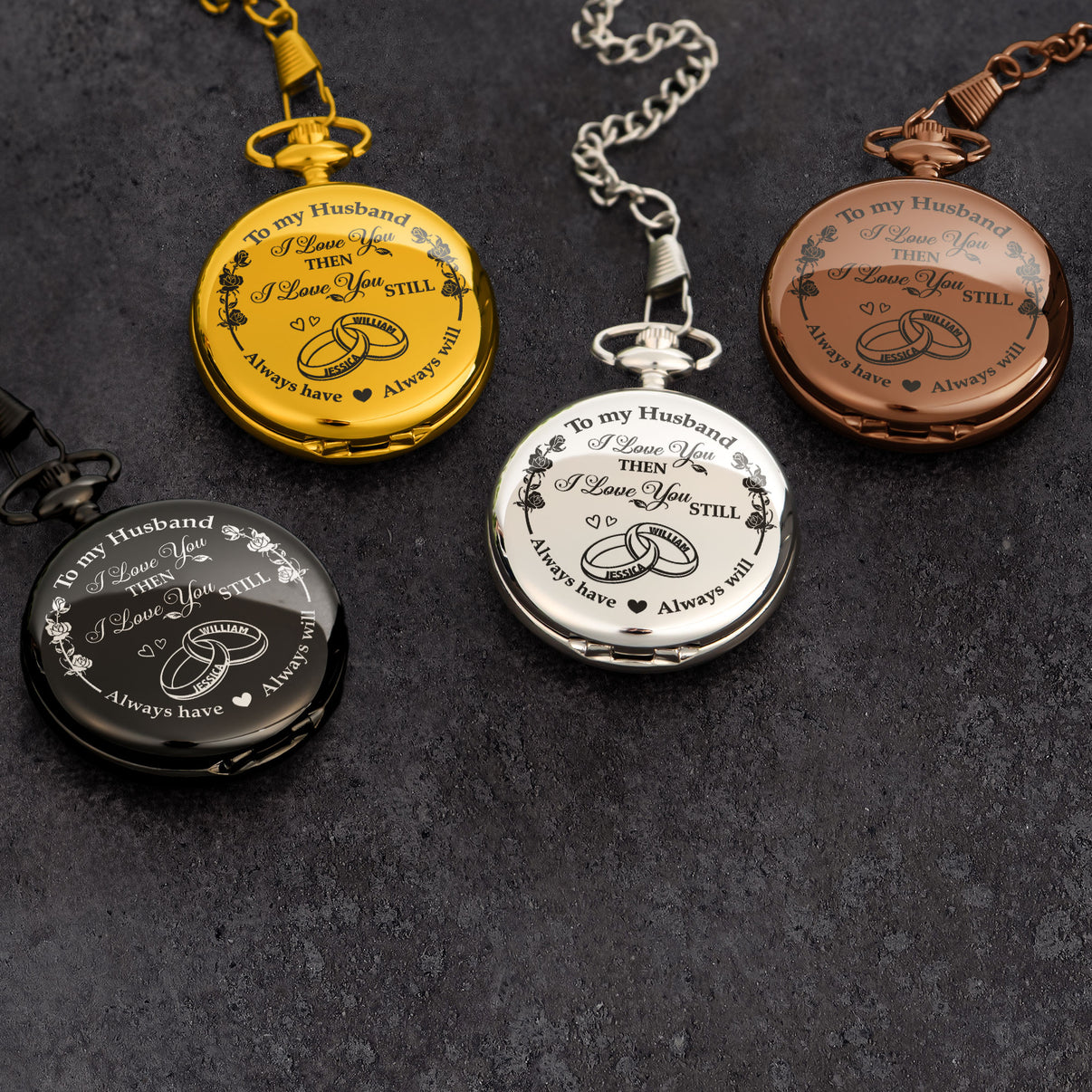 I Love You Then I Love You Still - Personalized Pocket Watch – Macorner
