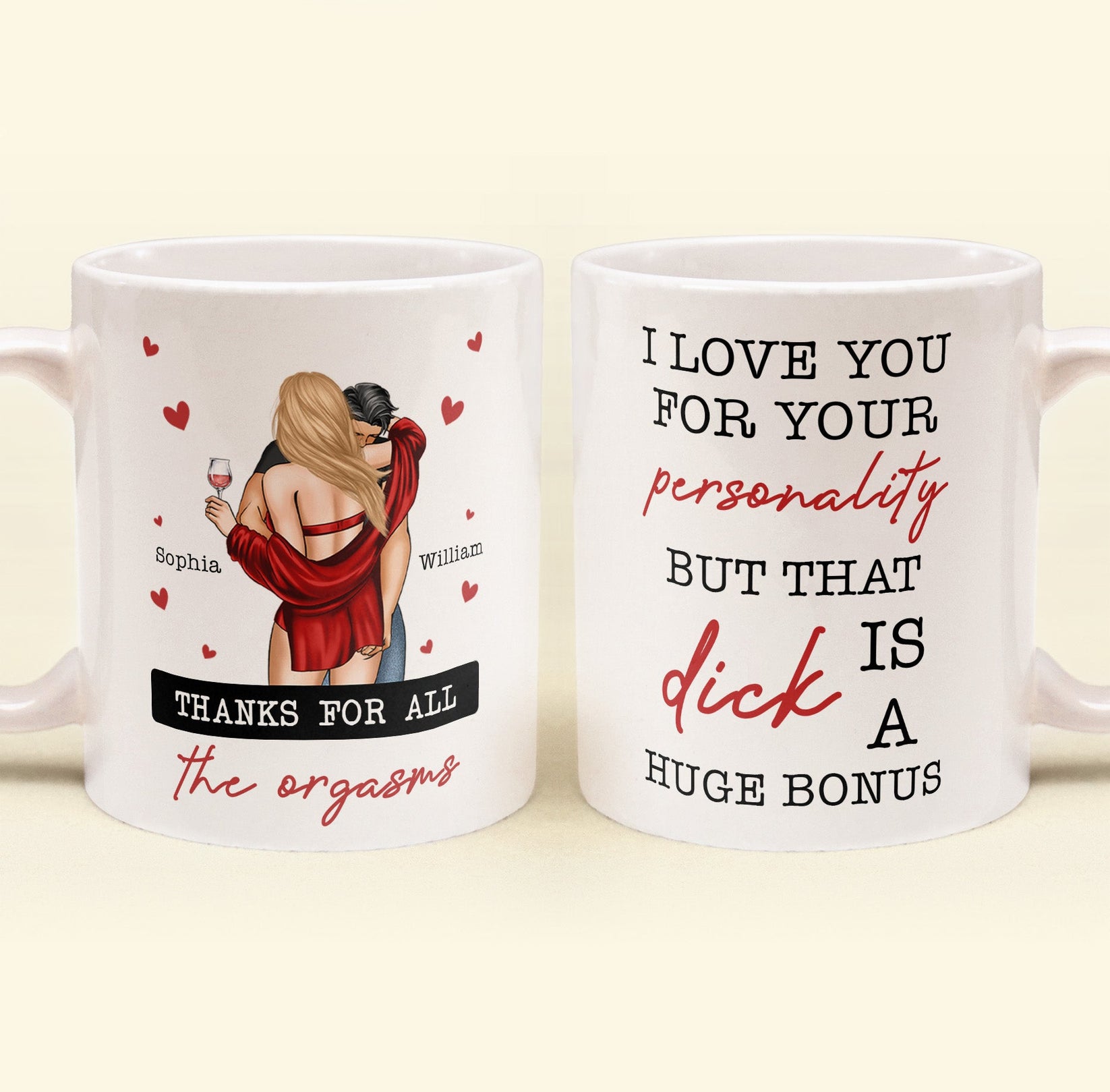 I Love You For Your Personality Anniversary Gift - Personalized Mug – Macorner