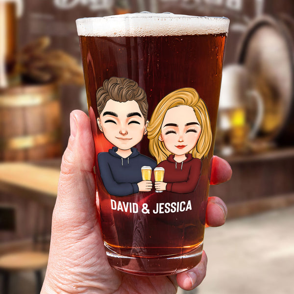 I Love You More Than You Love Beer - Personalized Beer Glass – Macorner