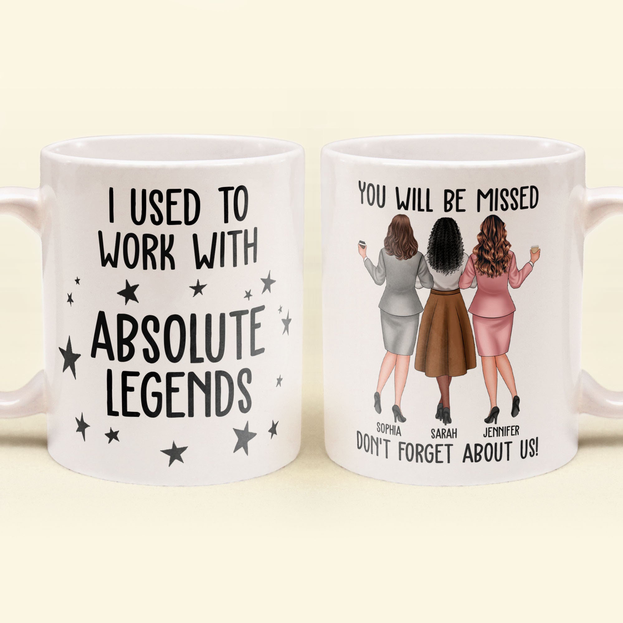 I Used To Work With Absolute Legends - Personalized Mug – Macorner