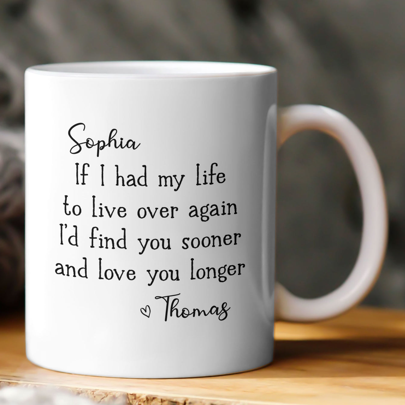 I'd Find You Sooner And Love You Longer - Personalized Mug – Macorner