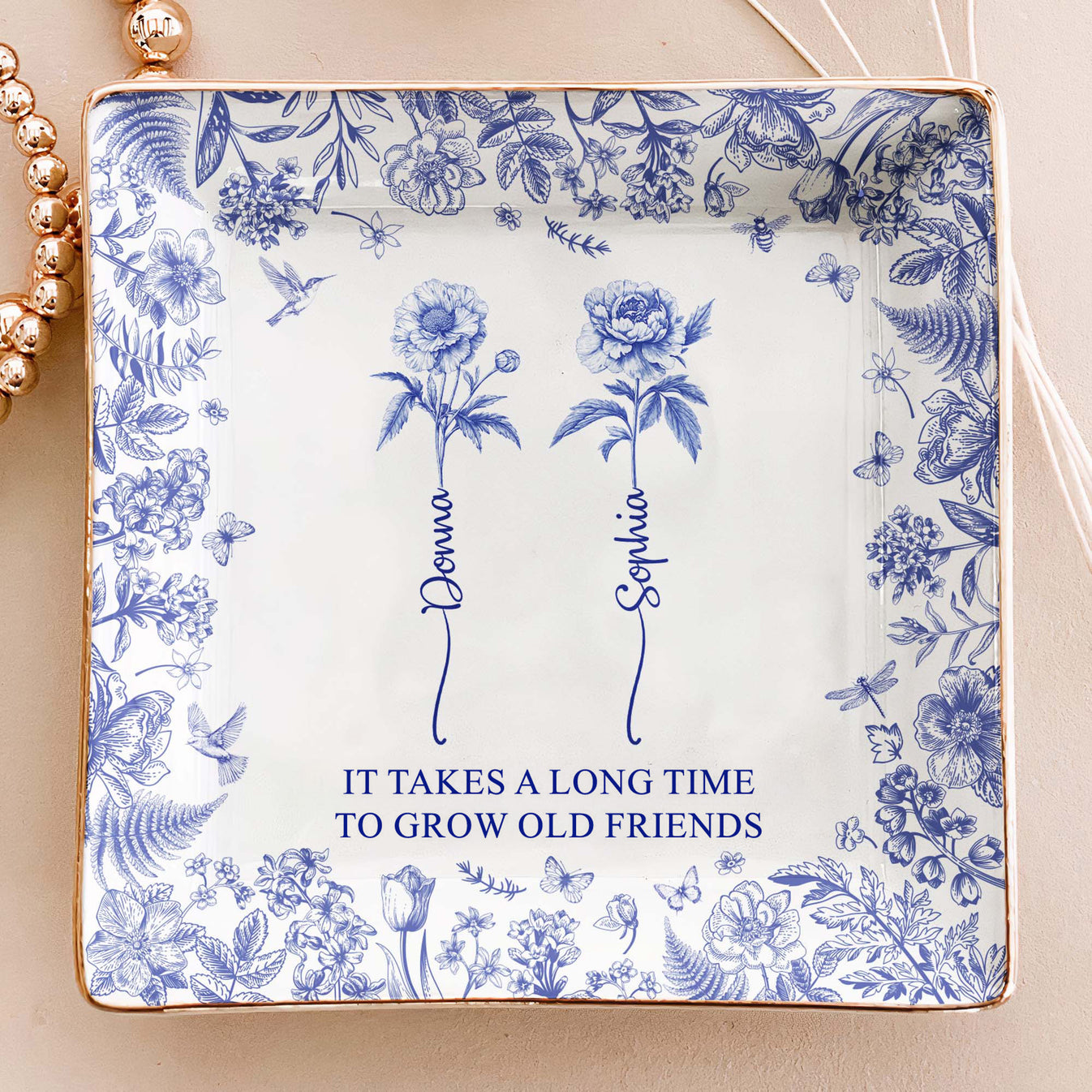 It Takes A Long Time To Grow An Old Friend, Bestie Toile De Jouy - Per ...