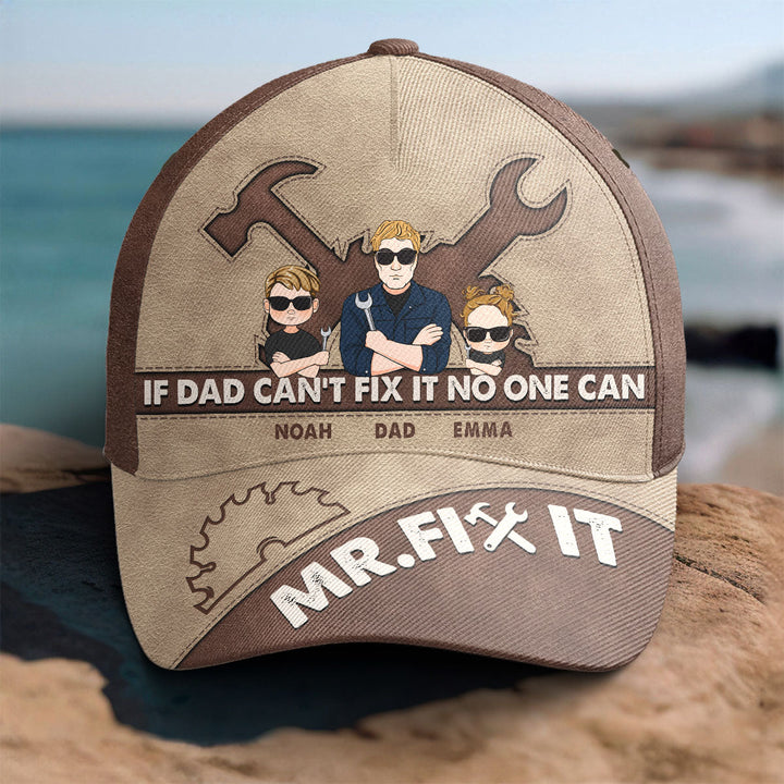 If Dad Can't Fix It We're All Screwed - Personalized Classic Cap – Macorner